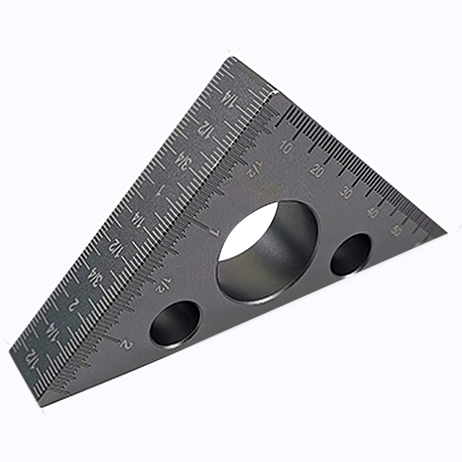 45-degree Aluminum Alloy Angle Ruler Double Units Scale Rafter Layout ...