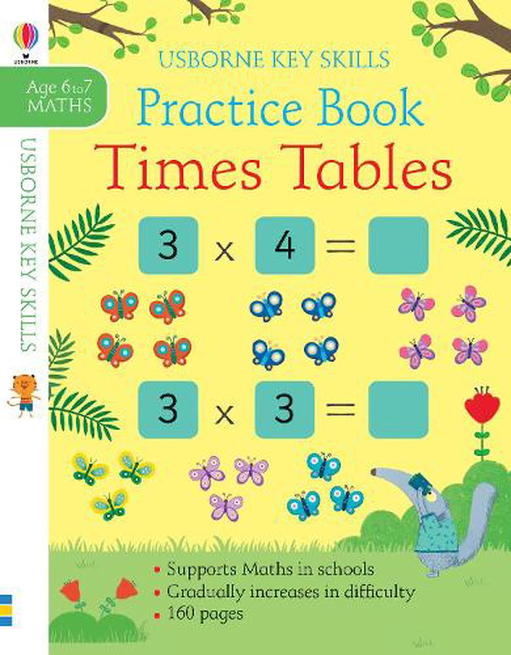 Times Tables Practice Book 6 7 Walmart