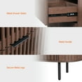 WAMPAT Tall 6 Drawer Dresser, Fluted Modern Wood Chest of Drawers for ...