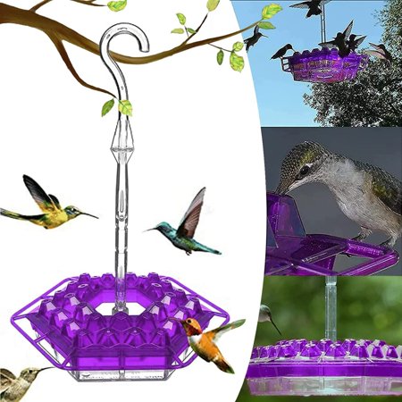 Mary's Sweety Hummingbird Feeder with 30 Feeding Ports 8 Ounce Outdoor ...