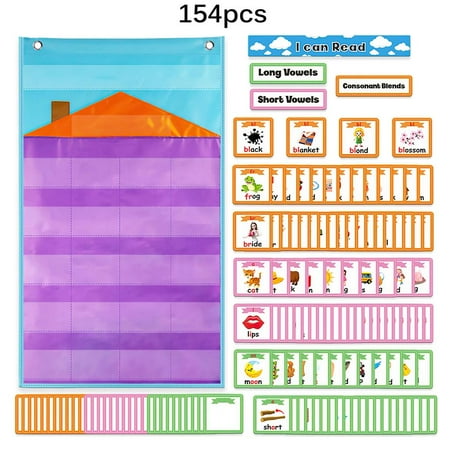 Word Family Pocket Chart Card English Pocket Chart Language Word Pocket ...