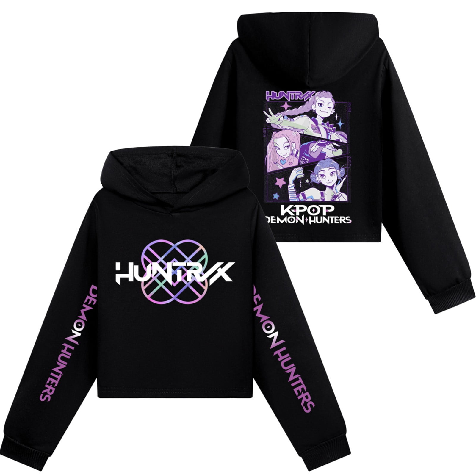Click here for Svbnaue Girls Long Sleeve Graphic Hooded Sweatshir... prices