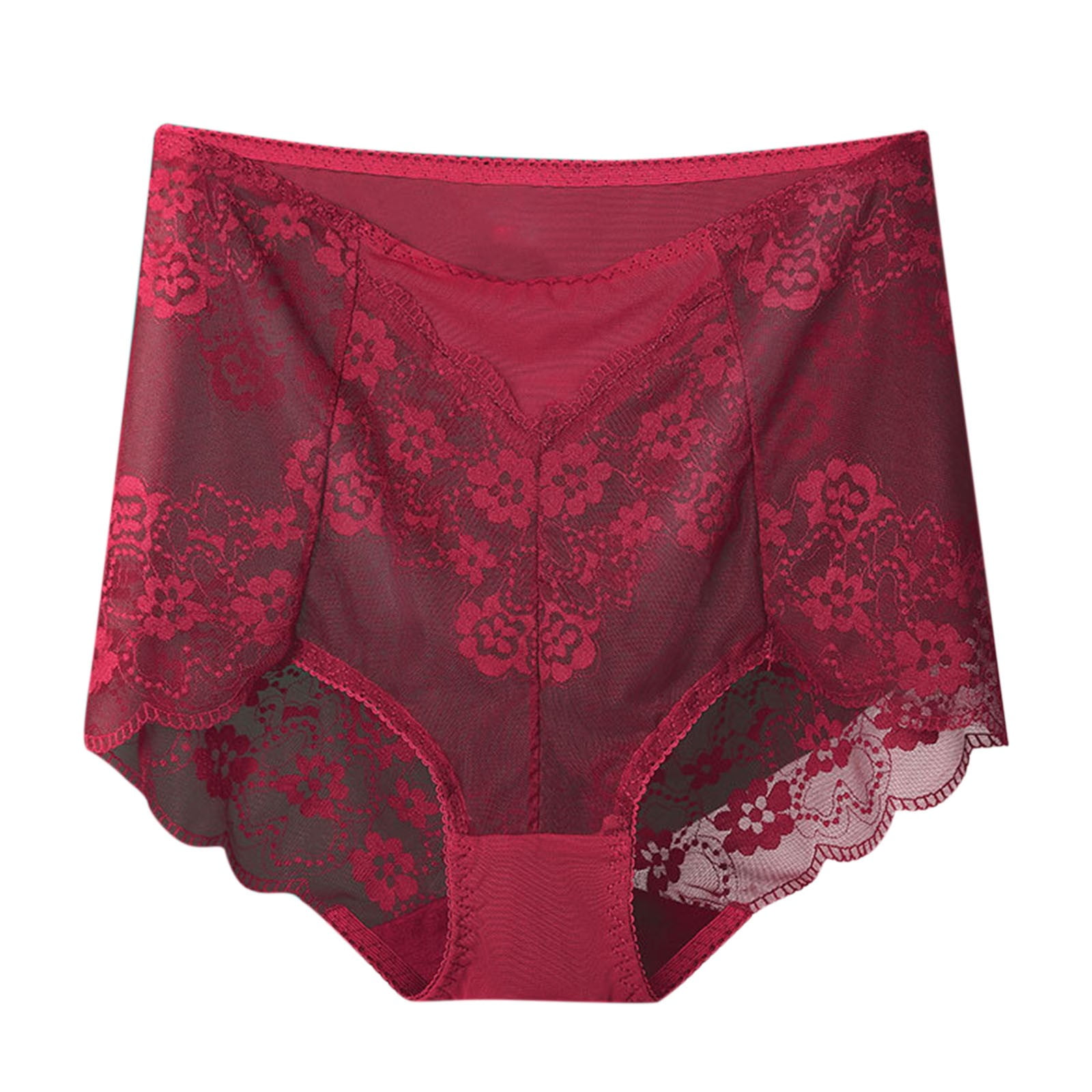 Click here for Faiwad Womens Seamless Lace Briefs High Waist See... prices