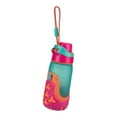 Cool Gear 16oz Plastic Treadz Water Bottle, Pink and Teal Design with ...