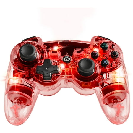 PDP Afterglow Controller, Red (PS3) - Walmart.com
