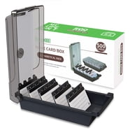 "MaxGear Business Card Storage Organizer for Desk, 500 Card Capacity (2 ...