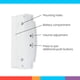 GE Wireless Doorbell Kit, 2 Chime Melodies, 1 Receiver, 1 Push Buttons ...