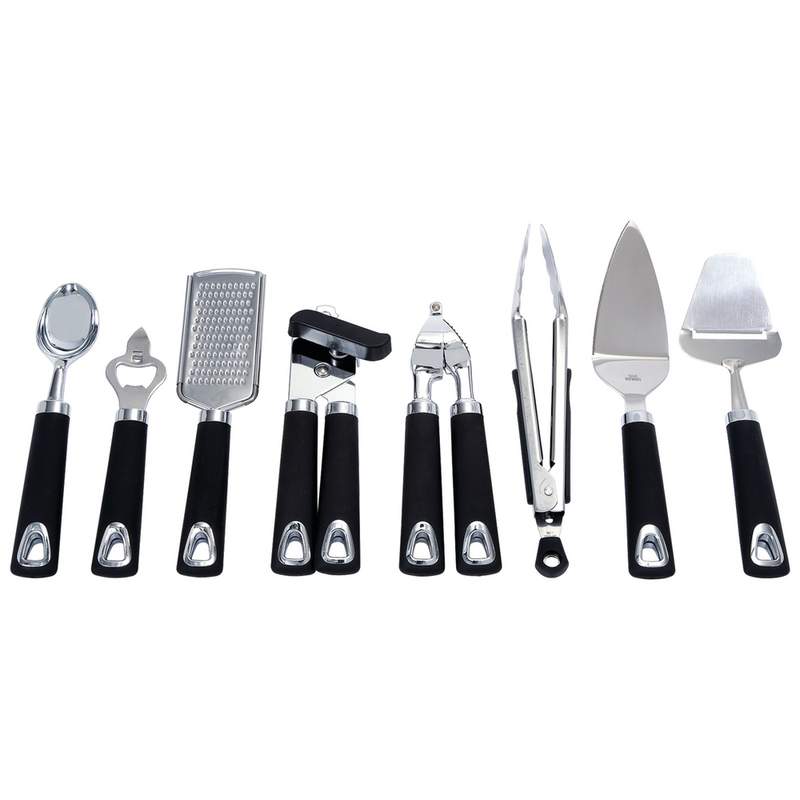 Maxam® 8pc Stainless Steel Kitchen Tool Set - Walmart.com