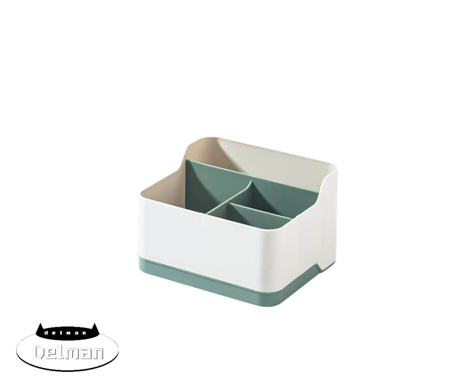 Desktop Square Storage Box Home Compartment Cell Phone Remote Control ...