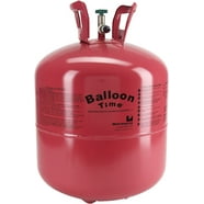 Balloon Time 9.5in Helium Tank Kit - Includes 30 Assorted Latex ...