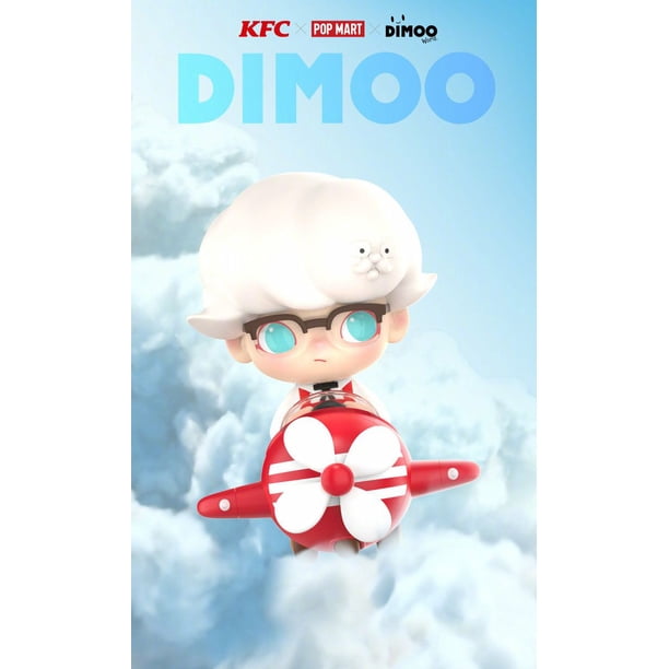 POP MART DIMOO KFC Joint Series Blind Box Model Toys Style Mystery Box ...