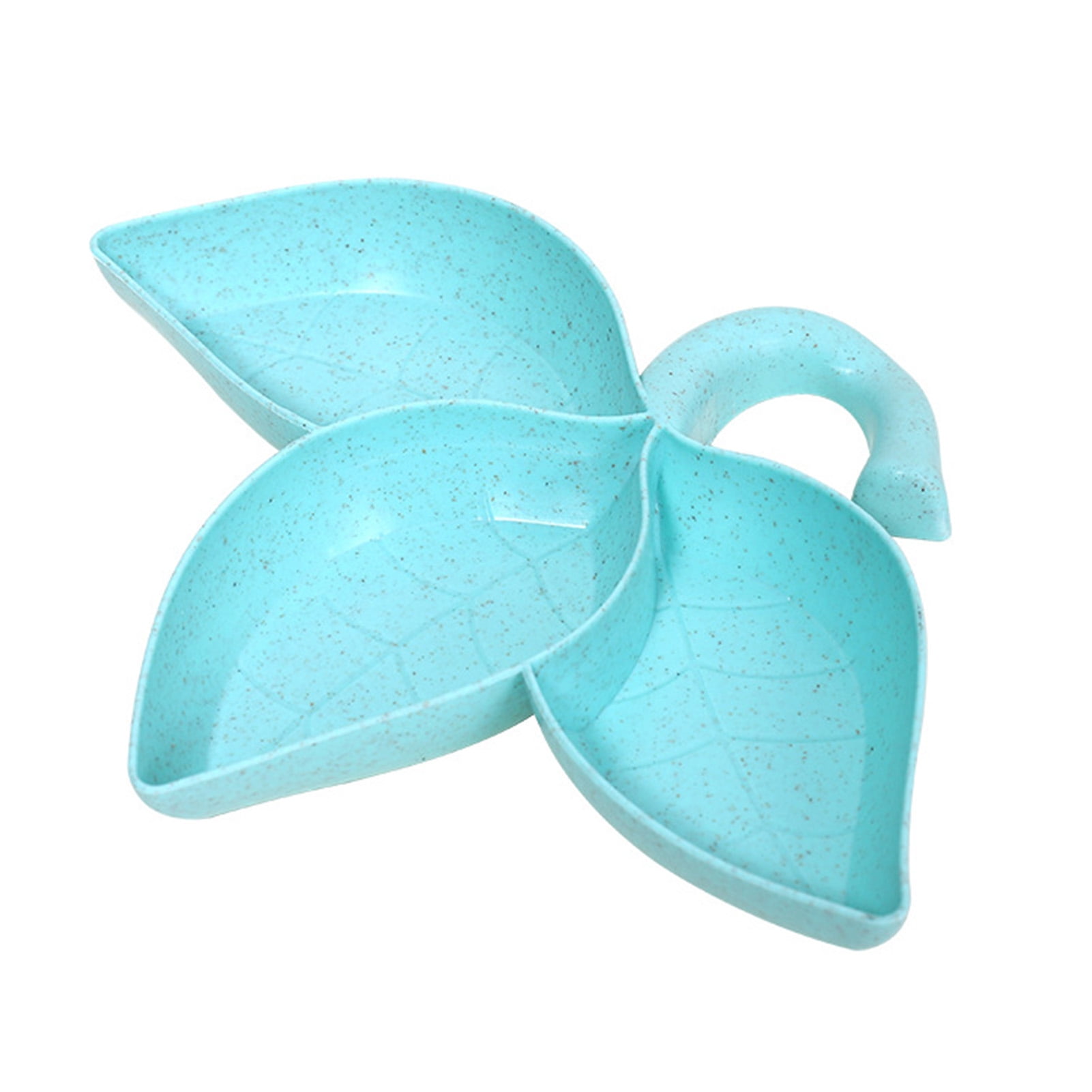 Click here for Crtynell Divided Dipping Sauce Dish  Leaf Shape Di... prices