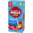 HALLS KIDS Cherry Cough and Sore Throat Pops, 10 Pops HSA/FSA Eligible ...
