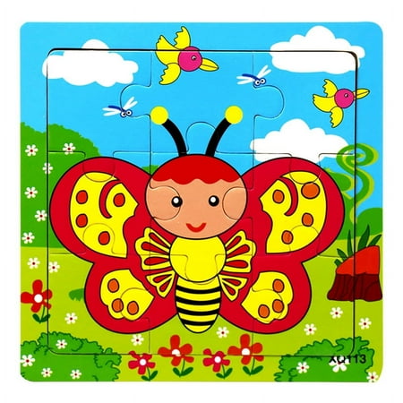 5-piece children's intellectual development building blocks, insects ...
