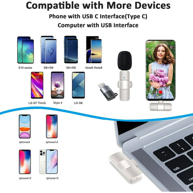 Microfono Inalambrico DIGITAR Mini Wireless Lav Mic – Zero Latency ...