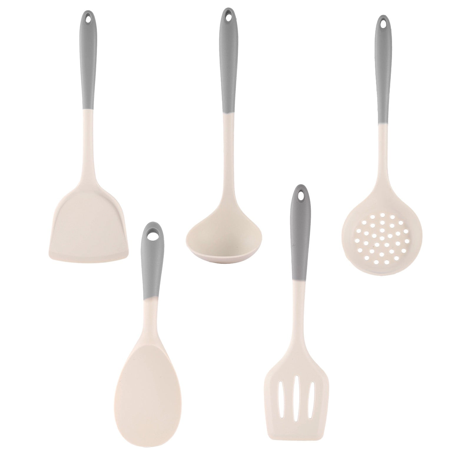 Click here for Lksixu High Grade Silicon Kitchen Utensil Set 5 Pc... prices