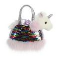 Aurora 32863 7 in. Shimmers Rainbow Unicorn Carrier Pet Carrier Stuffed ...