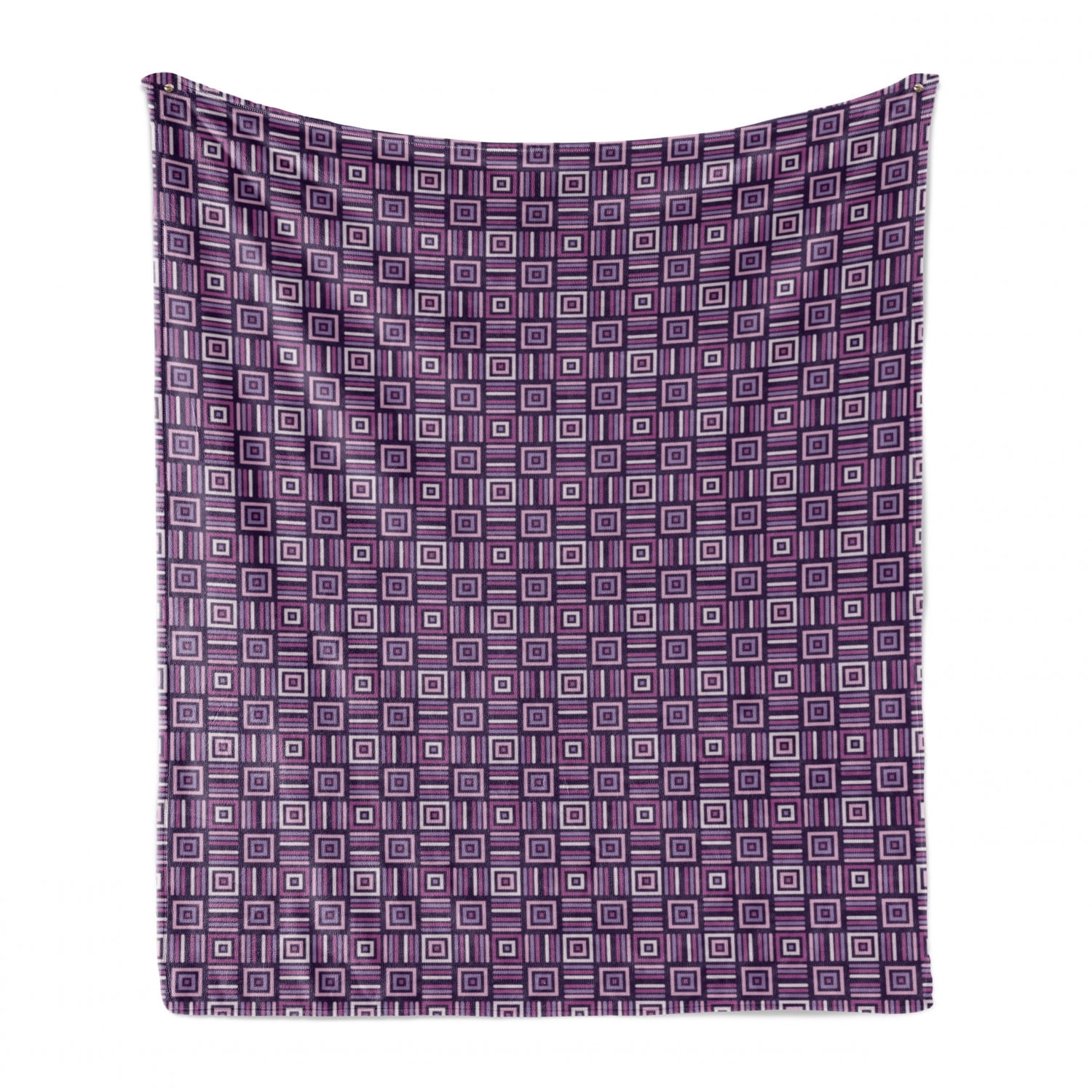 Abstract Soft Flannel Fleece Blanket, Pattern of Geometric ...