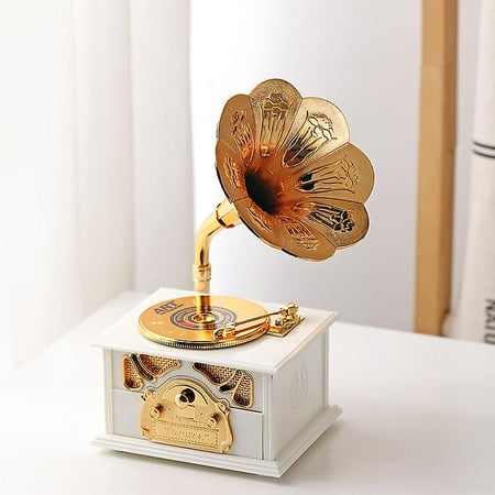Antique Classical Retro Horn Gramophone Music Box Antique Classical ...