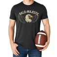 Funny Bald and Majestic Shirt for Men Eagle Dad Joke T-Shirt for Adults ...