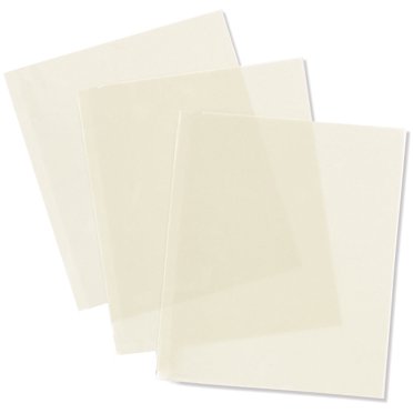 Sizzix Big Shot Cutting Pads 1 Pair Clear W/Silver Glitter - Standard ...