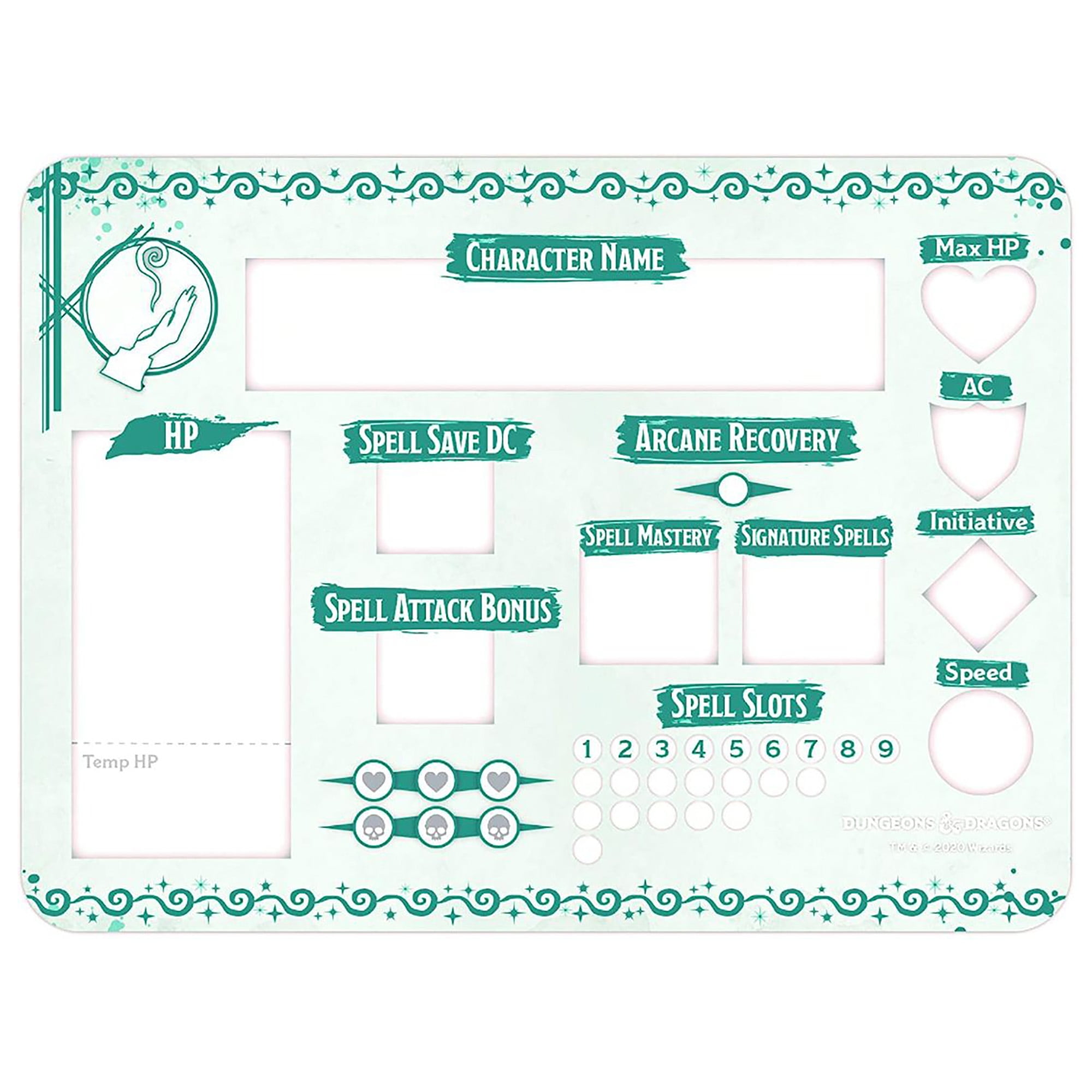 Buy D&D: Wizard Token Set - Character RPG Set, Gale Force Nine ...