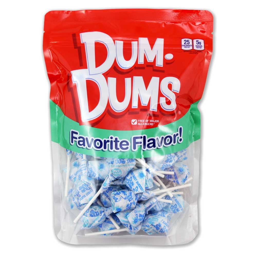 Dum Dums Blueberry Burst 1-50 count bag - Walmart.com