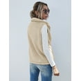 ZHENWEI Womens Fuzzy Sherpa Fleece Jacket Lightweight Vest Cozy ...