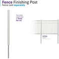 5ft Tall (1 Post) Fence Finishing Post For No Dig WamBam Windsor Fence ...