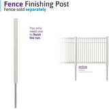 5ft Tall (1 Post) Fence Finishing Post For No Dig WamBam Windsor Fence ...