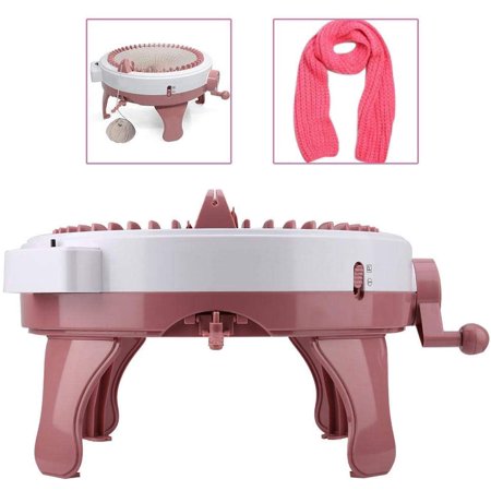 Knitting Machine, Plastic Mini 48 Needles Portable Hand Smart Weaver ...
