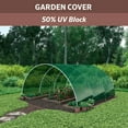 Coolaroo 457938 6 x 15 ft. 50 Percent UV Block Shade Fabric Garden ...