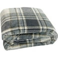 Serafina Home Fall Farmhouse Throw Blanket: Soft Shades of Grey White ...