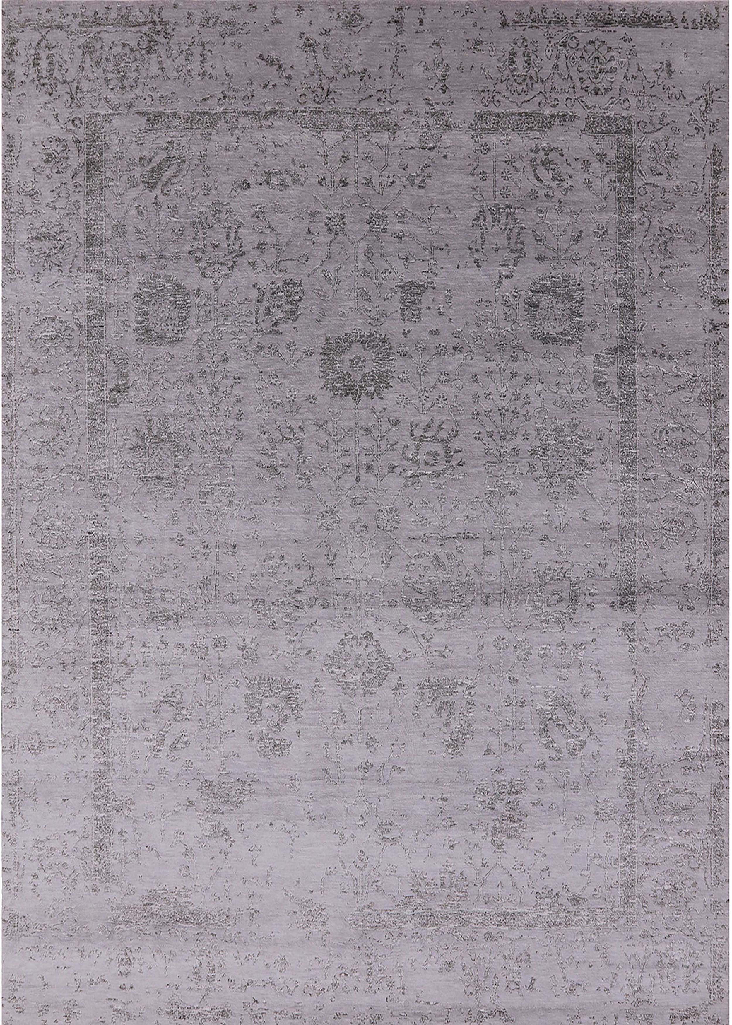 Ahgly Company Indoor Rectangle Mid-Century Modern Dark Gray Oriental ...