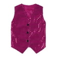 Byoo Infant Boys Solid Color Vest Mardi Gras Sequin Glitter Sleeveless ...