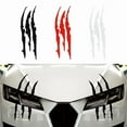 2PCS Claw Mark Car Decak, Car Headlight Decal/15.7 Inch, Monster Claw ...