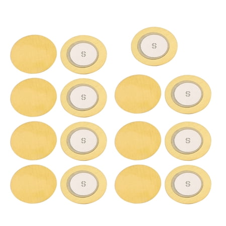 15pcs 20mm Diameter Piezo Discs Piezoelectric Ceramic Copper Buzzer ...