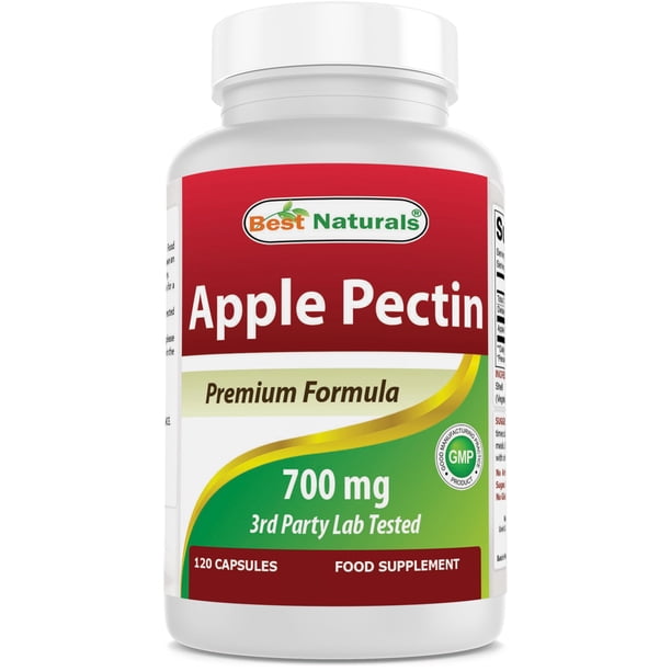Suplemento Best Naturals, pectina de manzana, 700 mg, 120 cápsulas ...