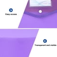 3Pcs PVC Document Folder Clear Document Envelope Folder with Snap ...