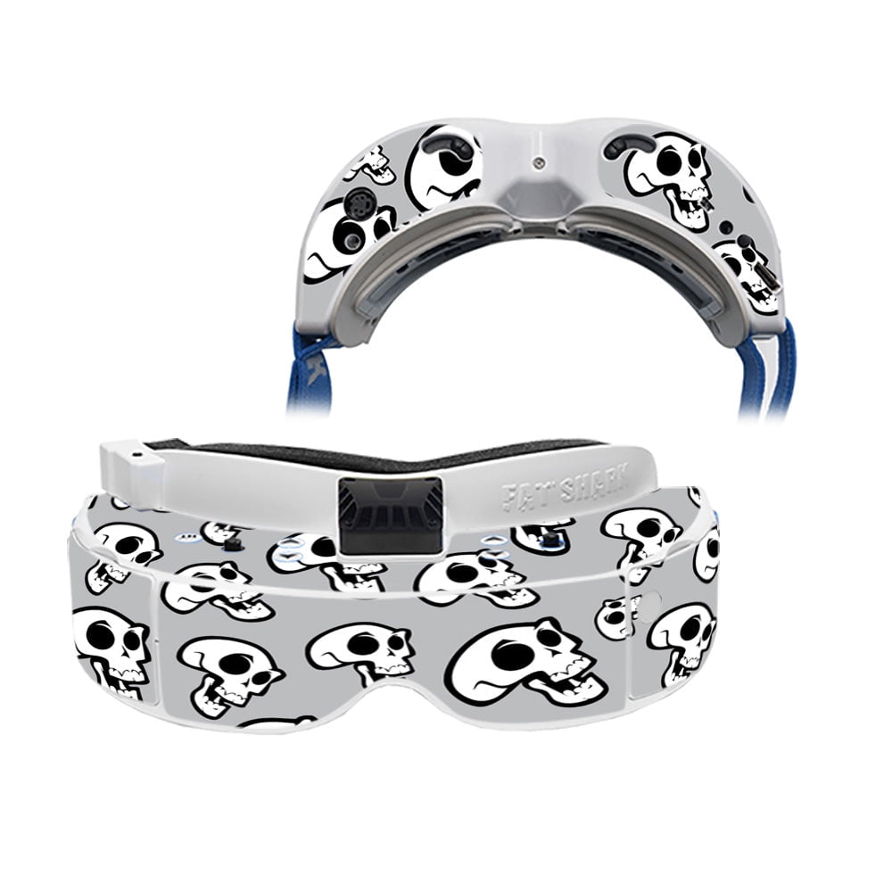 Skin Decal Wrap Compatible With Fat Shark Dominator V3 Laughing Skulls ...
