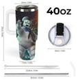 Stay Puft Ghostbusters Car Cup Tumbler with Handle & Straw 40Oz ...