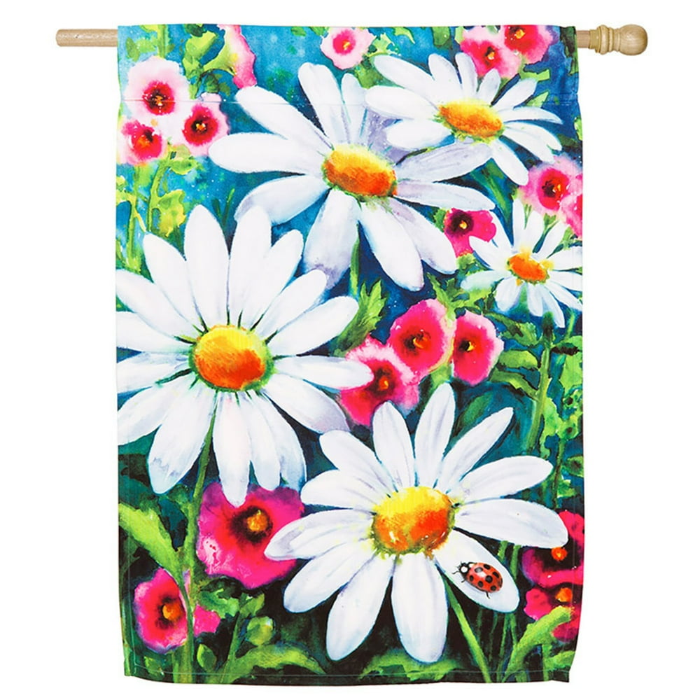 Evergreen Flag Big Daisies Flag - Walmart.com - Walmart.com
