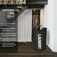 DOKEHOM 125L X-Large Collapsible Laundry Basket with Handles, Foldable ...