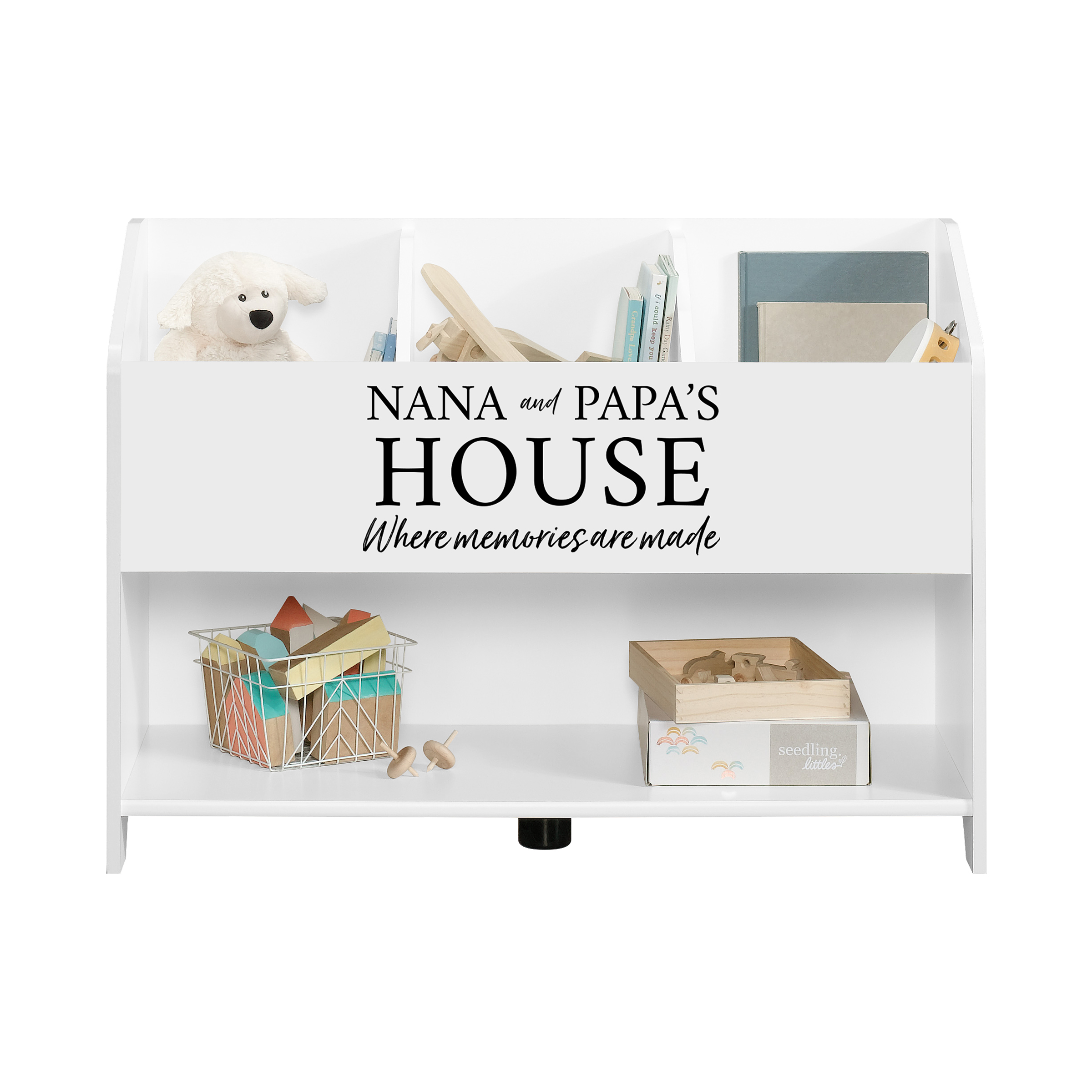 LifeSong Milestones Bookcase Footboard Storage Box Grandparents Nana ...