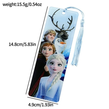 Disney Princess Bookmarks Cute Acrylic Bookmarks Cartoon Fans ...