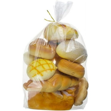 Bakery Bread Bags 5.5 x 4.75 x 15. Pack of 100 Bread Loaf Packing Bags ...