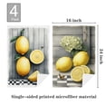 A painting of three lemons and a half of a lemon on a tabletoallas de ...