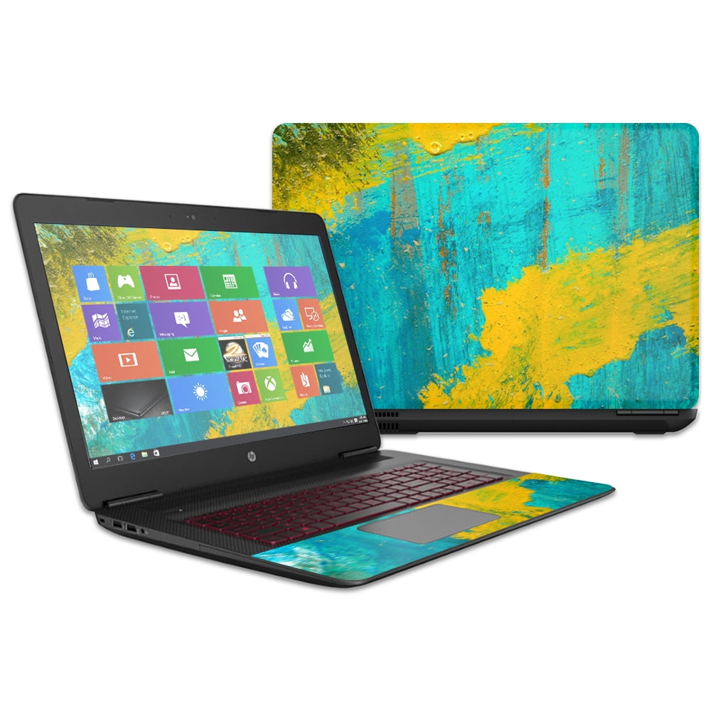 Skin Decal Wrap Compatible With HP OMEN Laptop 17t (2016) Acrylic Blue ...