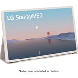 LG 27" StanbyME 2 Portable Touch Screen w/ Folio Cover, QHD (2560×1440 ...