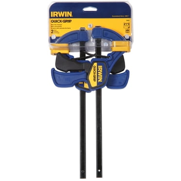 Irwin Quick-Grip 6 and 12 in. x 3 in. D Resin Quick-Release Bar Clamp ...
